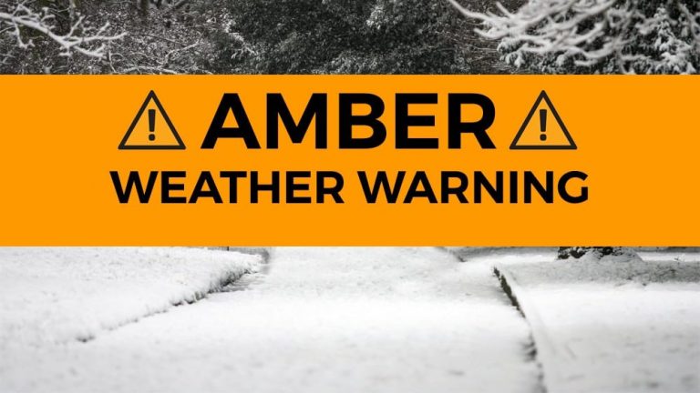 Amber Weather Warning | Links for Life Sunderland